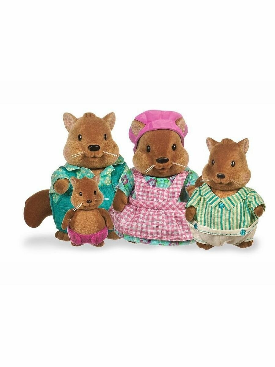 Игровой набор Li'l Woodzeez Семья белок