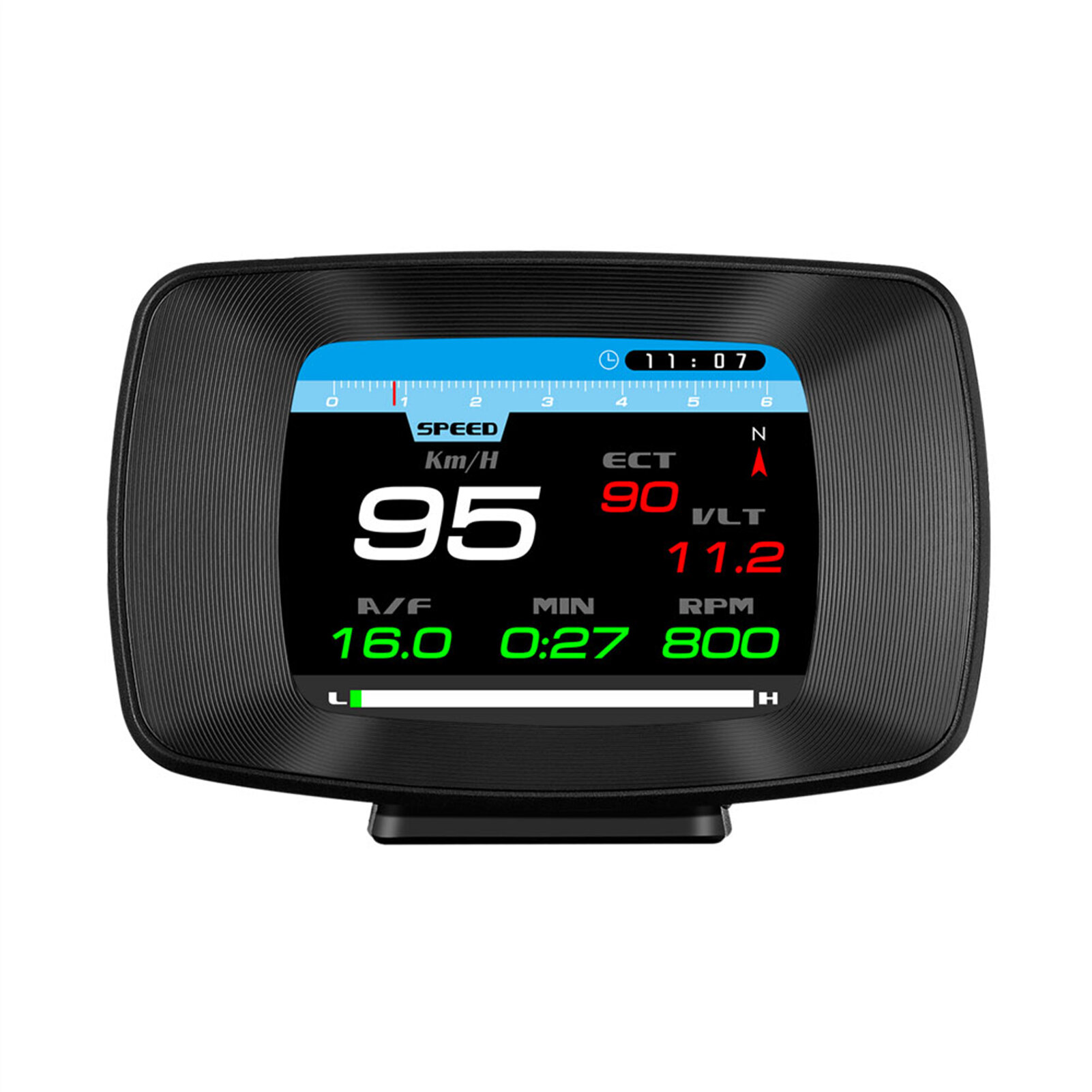 Car HUD Head-Up Display, OBDII Smart Digital Meter, OBD+GPS Dual System, Car Diagnostic Tool Fault Code Elimination, Vehicle Speed Engine RPM Water Temperature Fuel Consumption Voltage Display, 3 inch, 14.2 * 8.5 * 5cm, 200g, 1 * Car Head-Up Display, 1 *