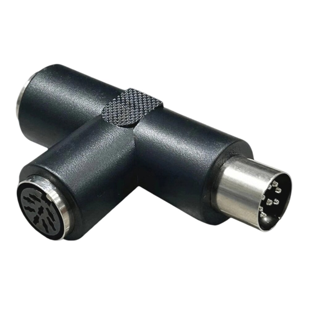 Удлинительная головка для конференц-связи с восьмиконтактным сердечником Т-образного типа с разъемом от мужчины к 2 женщинам, переходник для микрофона "рука об руку"