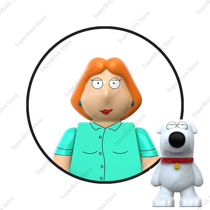 Family Guy Лоис и Бадди, мини-конструктор, без коробки