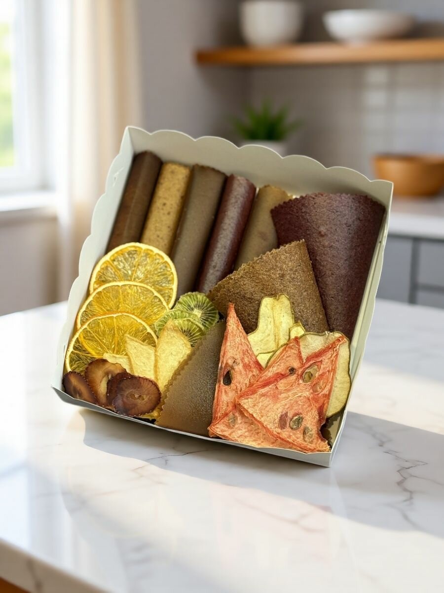 Подарочный набор Фруктовой пастилы ручной работы