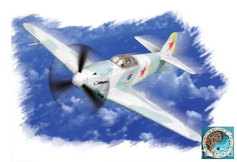 Trumpeter 80255 1:72 Советский истребитель Як-3 Сборная модель самолета