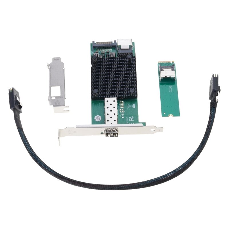 10Gtek 10Gb PCIE сетевая Карта С Одним Портом 82599EN Контроллер Ethernet LAN Адаптер Поддержка сетевой Карты для Настольных ПК