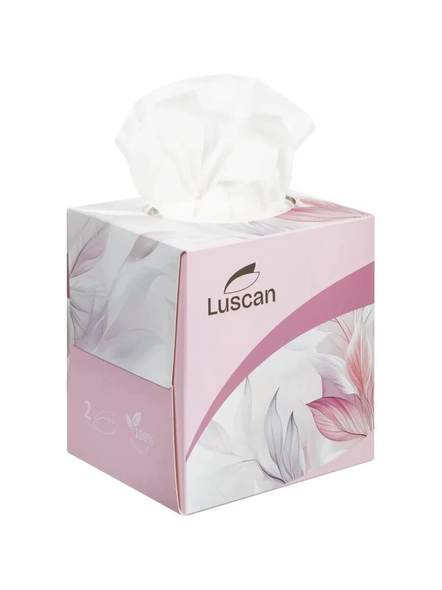 Косметические салфетки Luscan 2сл 90шт