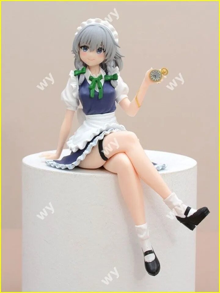 Эксклюзивная фигурка Sakuya Izayoi из Touhou Project, 15 см, ПВХ
