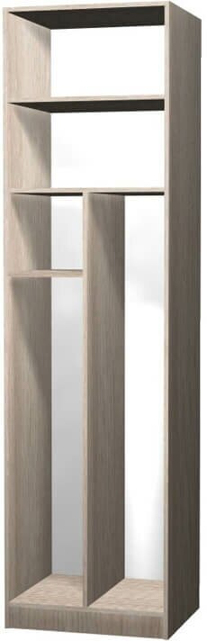 Гардеробная система, модуль Нордвин 22, Легкомаркет, 70х50х220, полки, ясень шимо светлый