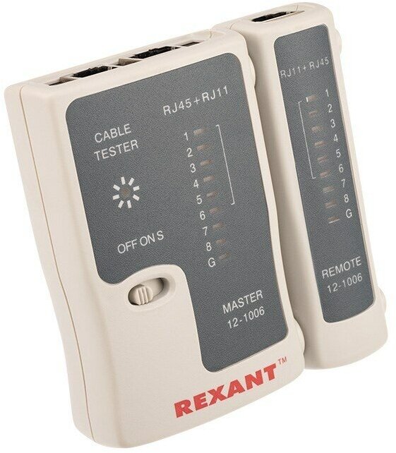 REXANT Тестер Кабеля RJ-45+RJ-11 - 468