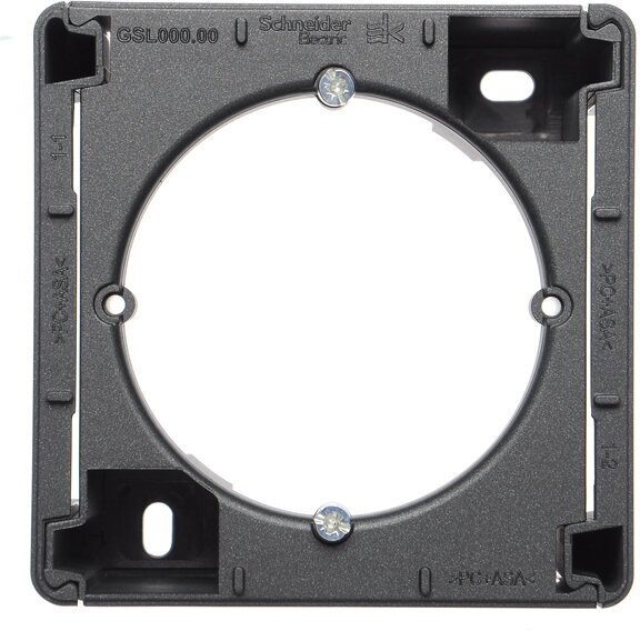 Коробка Glossa GSL000700 установочная 1 пост о/п антрацит Schneider Electric