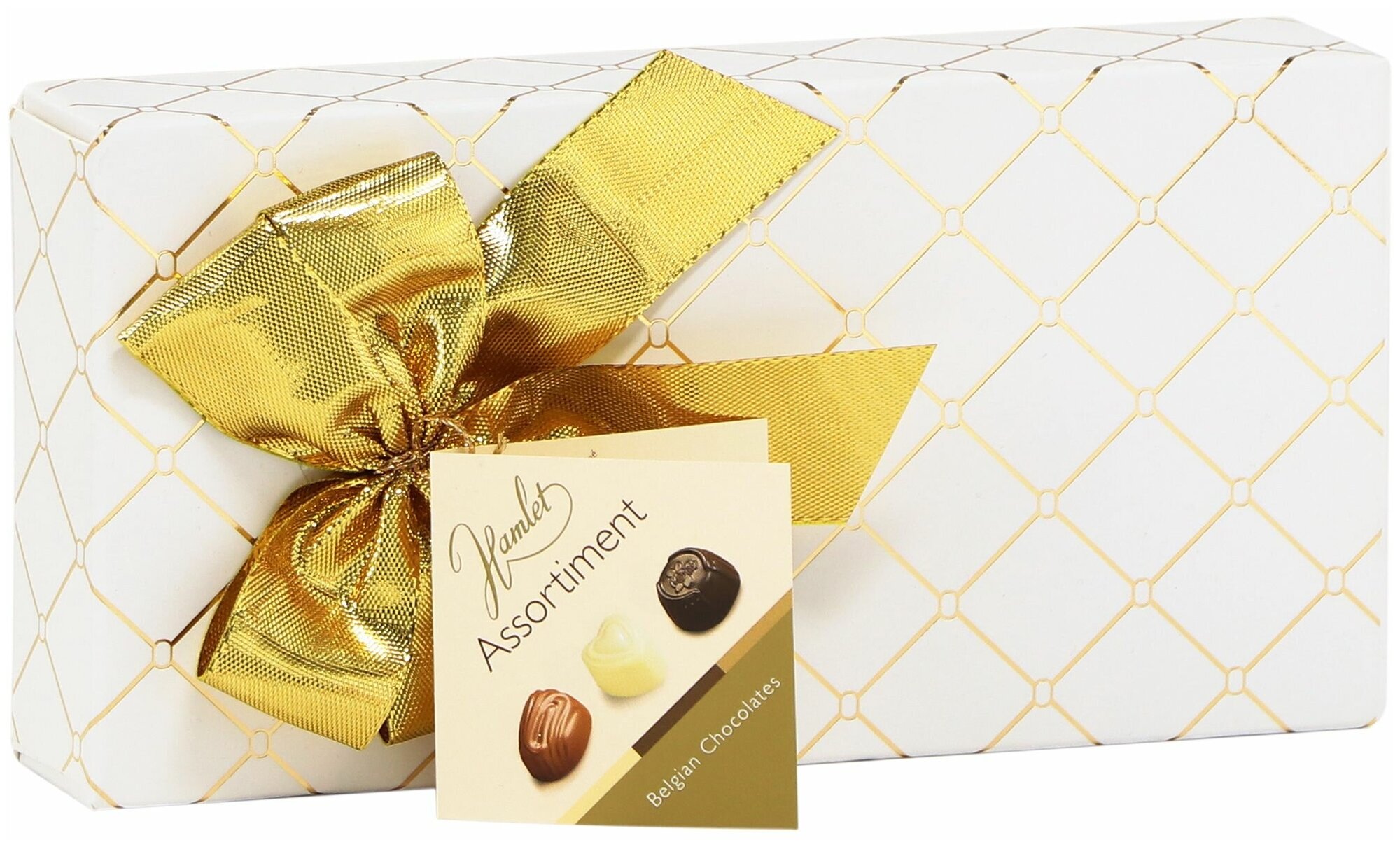 Конфеты шоколадные Hamlet CHESTERFIIELD GOLD WHITE, 125 г