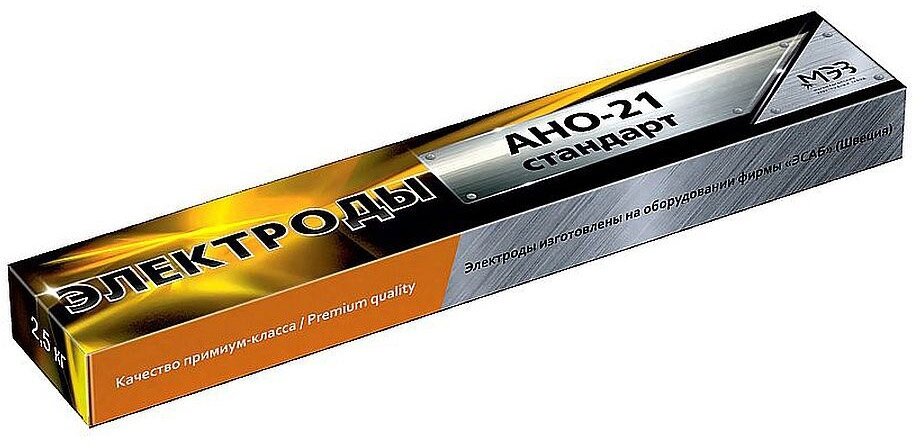 Электроды стандарт АНО-21 ф3,0мм (1кг) (Ц0035561)