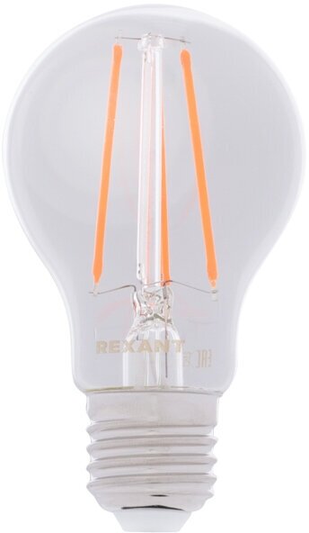 Набор Фитолампа Rexant филаментная для растений Груша A60 11.5Вт 1150 Лм 0.25% Blue 440-470Nm 0.75% Red {604-146} (2 шт)