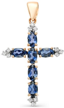 Крестик, золото, 585 проба