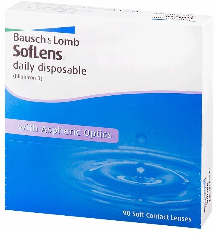Линза Контактная Soflens Daily Disposable Bc=8,6 -5,00 №90