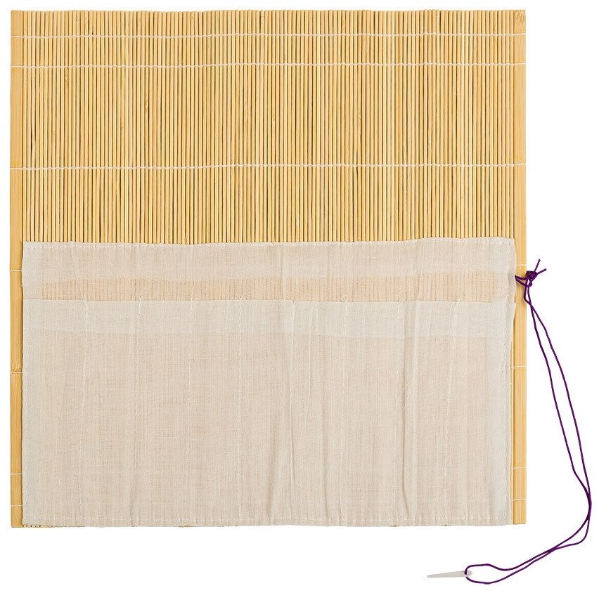 VISTA-ARTISTA Littera пенал коврик скрутка для кистей бамбуковый 33 см, VCB-01