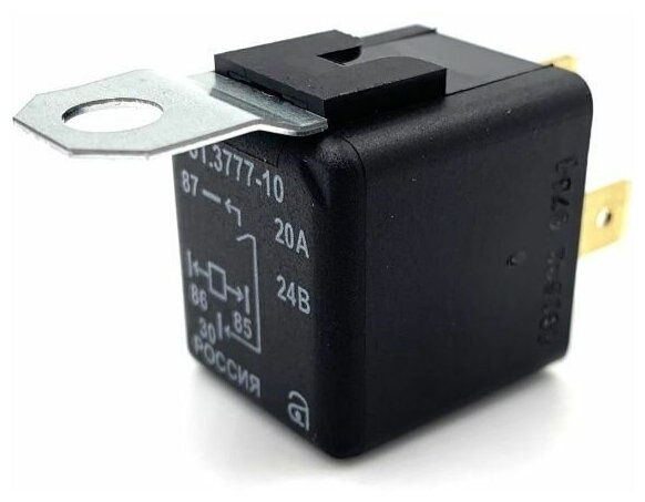 Реле универсальное с кронштейном для а/м ГаЗ, МаЗ, ПаЗ, ПТЗ - Авар арт. 751.3777-10А