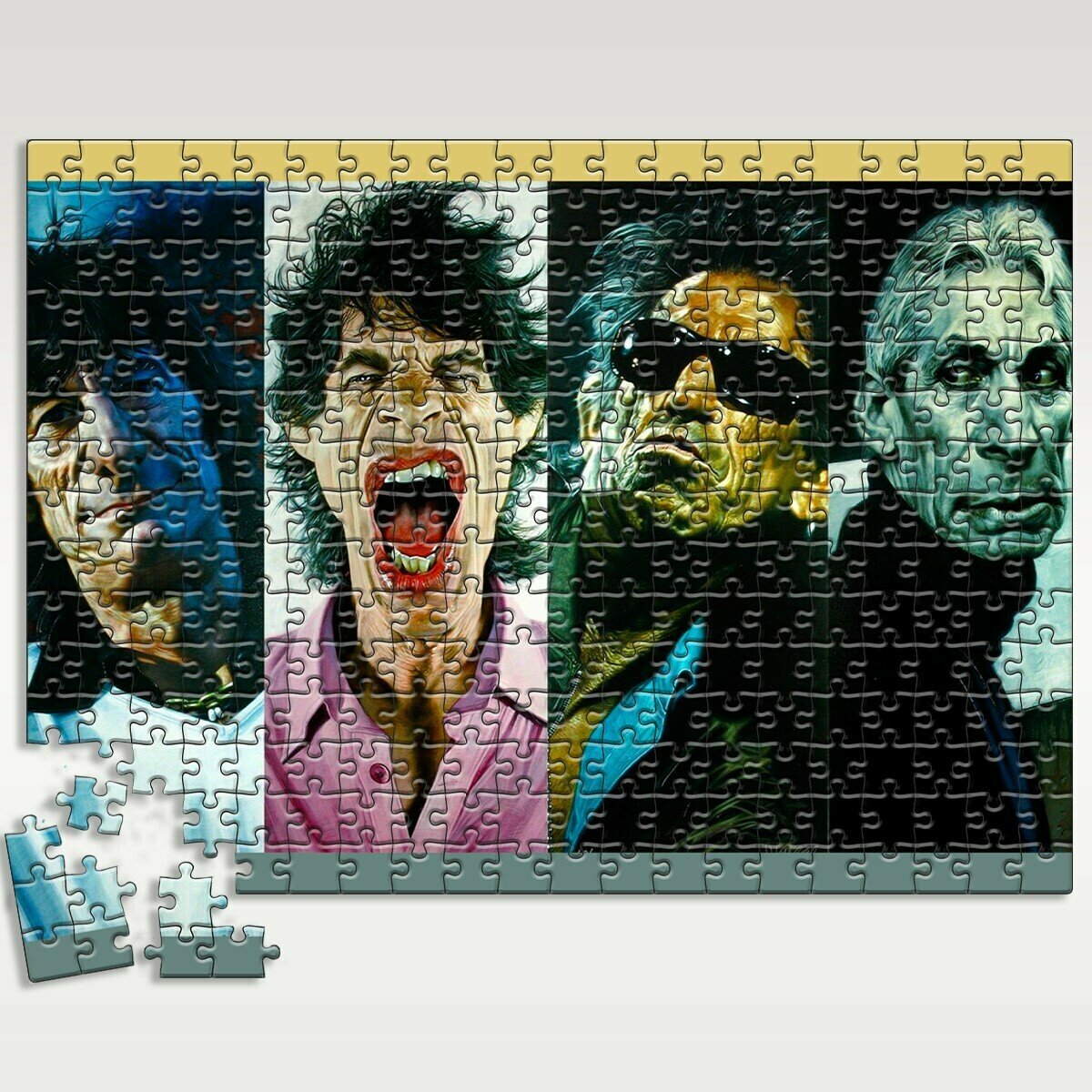 Пазл картонный А3: модель музыка Roling Stones - 8689