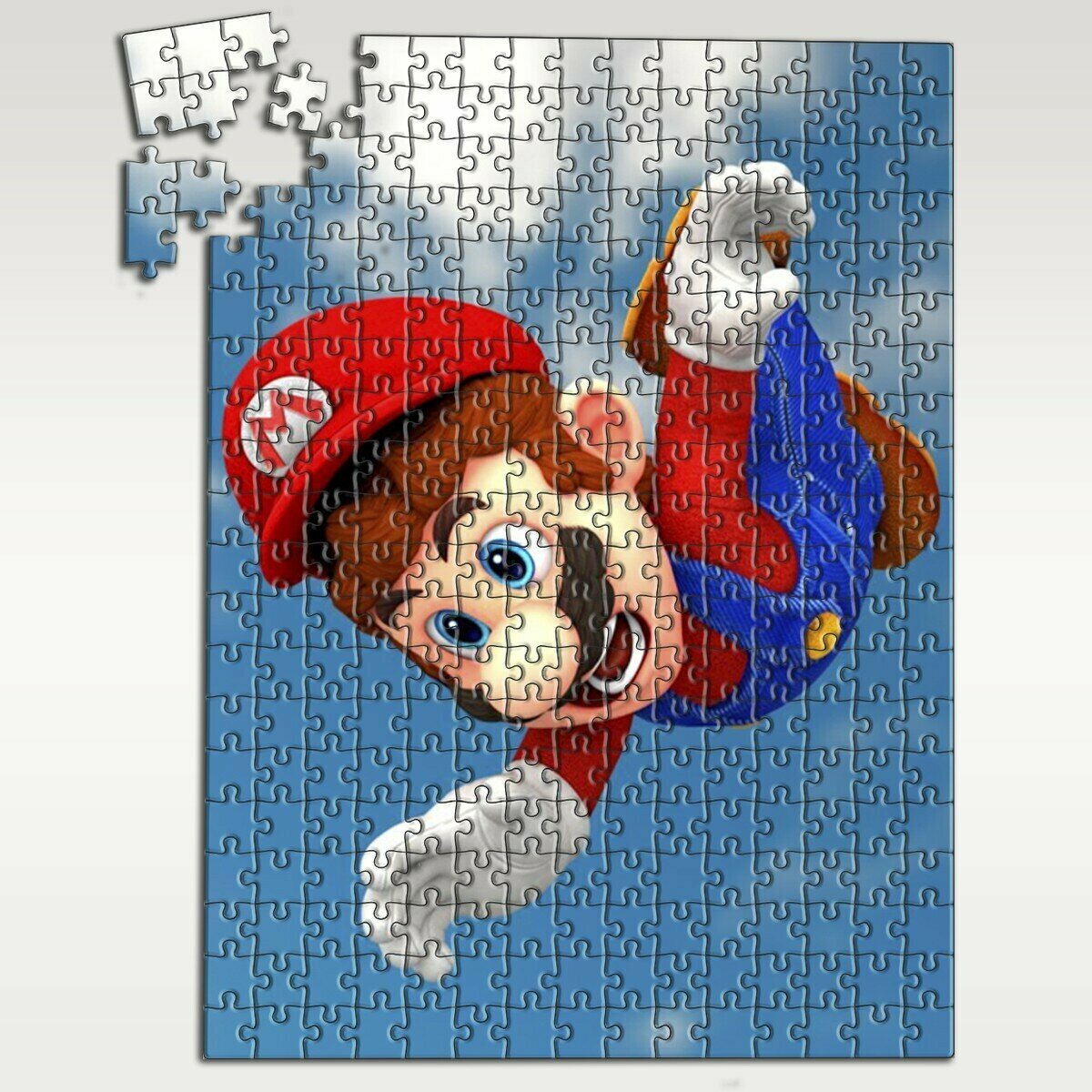 Пазл картонный А3: модель Mario Super - 5 П