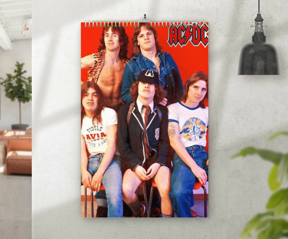 Календарь перекидной AC/DC, Эй-си/ди-сит №31, А4