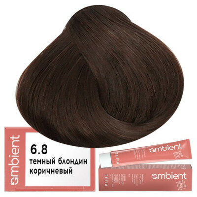 Крем-краска для волос AMBIENT 6.8, Tefia