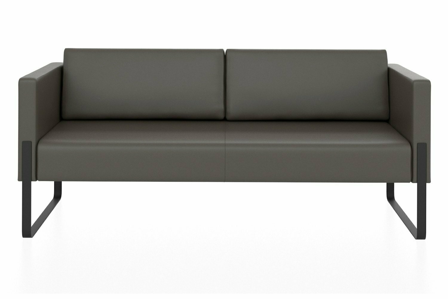 Диван прямой Hoff Тренд, 180х78х78 см, искусственная кожа, цвет базальтово-серый