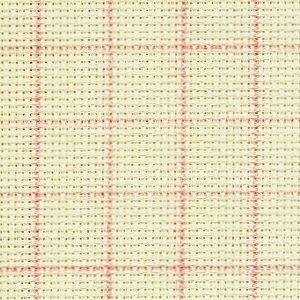 Канва разлинованная Magic Guide Aida DMC 14 молочная с иcчезающей при стирке разметкой 100х110 см. DM222MG (ECRU) 100х110