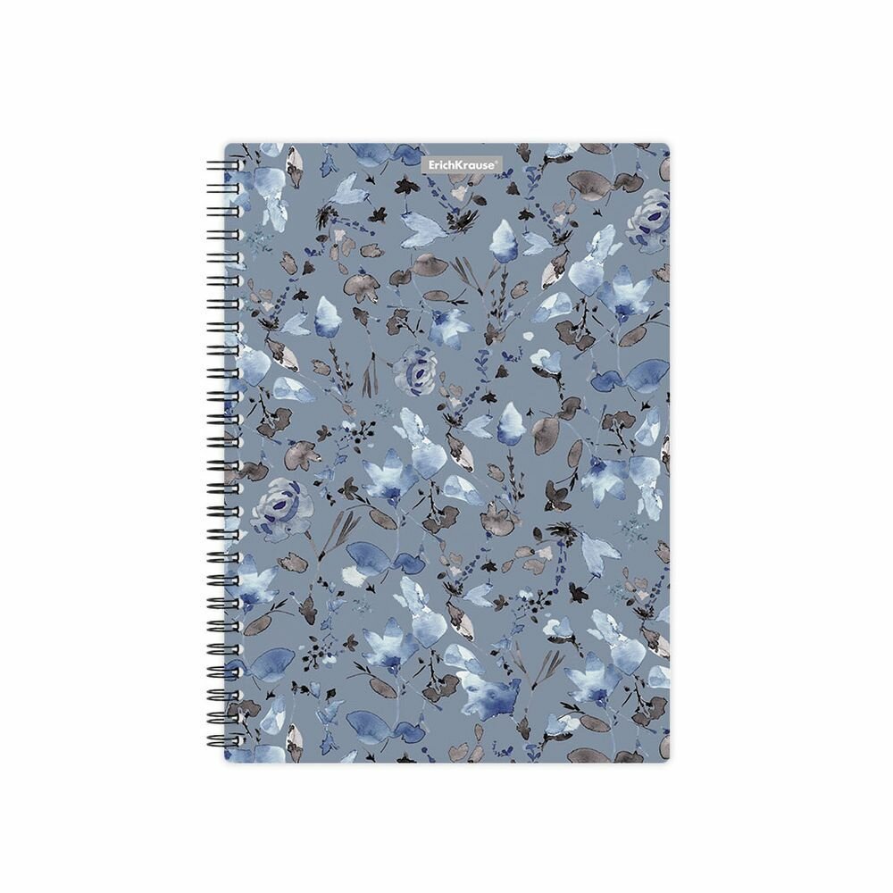 Тетрадь общая с пластиковой обложкой на спирали ErichKrause Frozen Beauty, А5, 80 листов, клетка