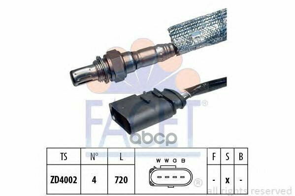 Лямбда-зонд AUDI A3 I 1.8 Facet арт. 107163