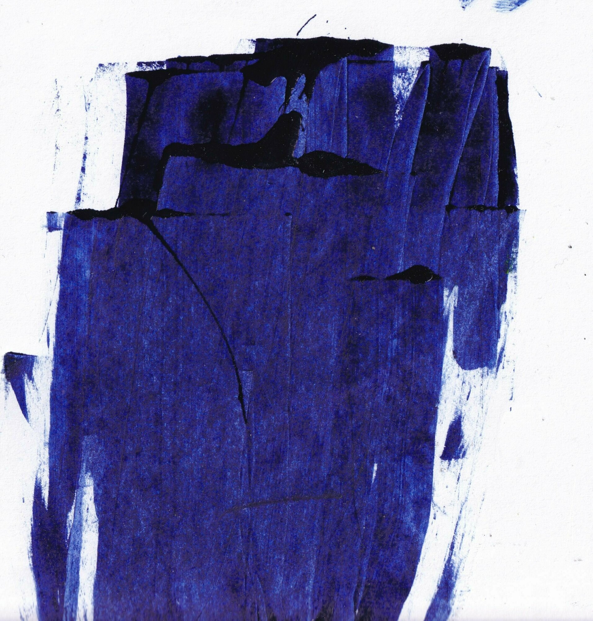 Типографская краска для линогравюры Reflex Blue (синий цвет). Материал для штампов, эстампа, печати