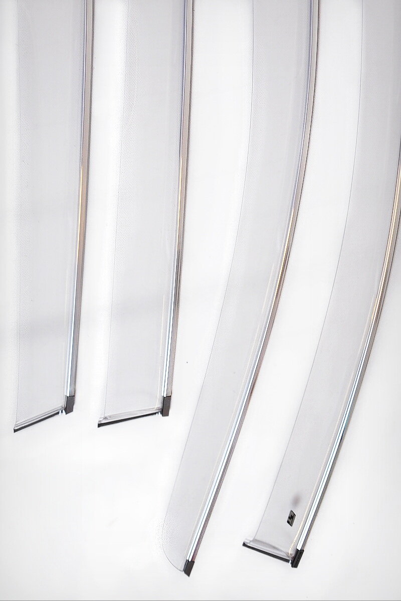 Дефлекторы окон для Skoda Yeti 2009 прозрачный