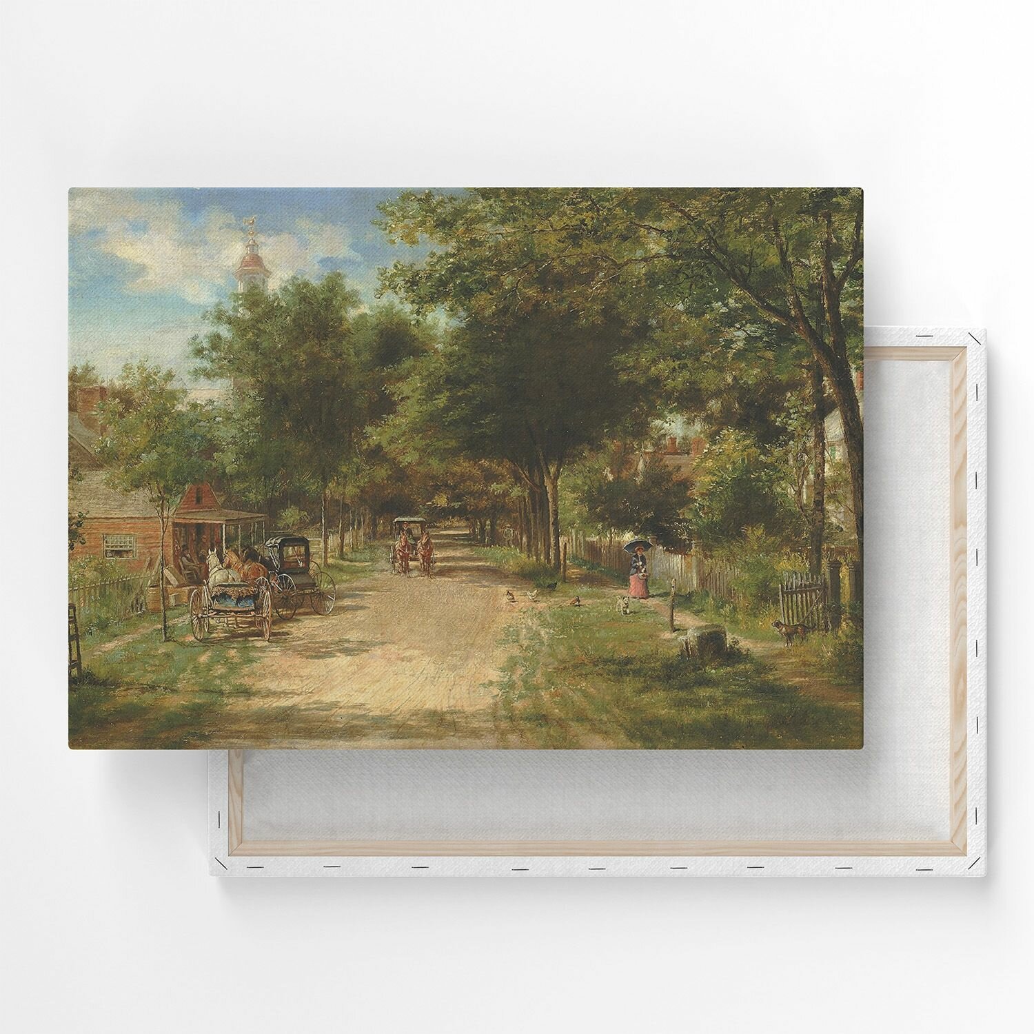 Картина на холсте, репродукция / Эдвард Лемсон Генри - The Country Store / Размер 40 x 53 см