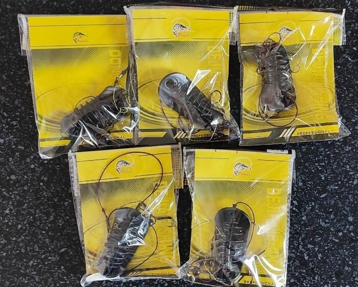 Монтаж "лыжа" снасть донная комплект из 5 шт 60г