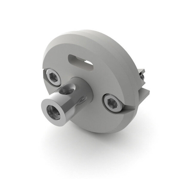 Заглушка для профиля для светодиодной ленты Arlight Заглушка ROUND-D30-DUAL с втулкой и отверстием