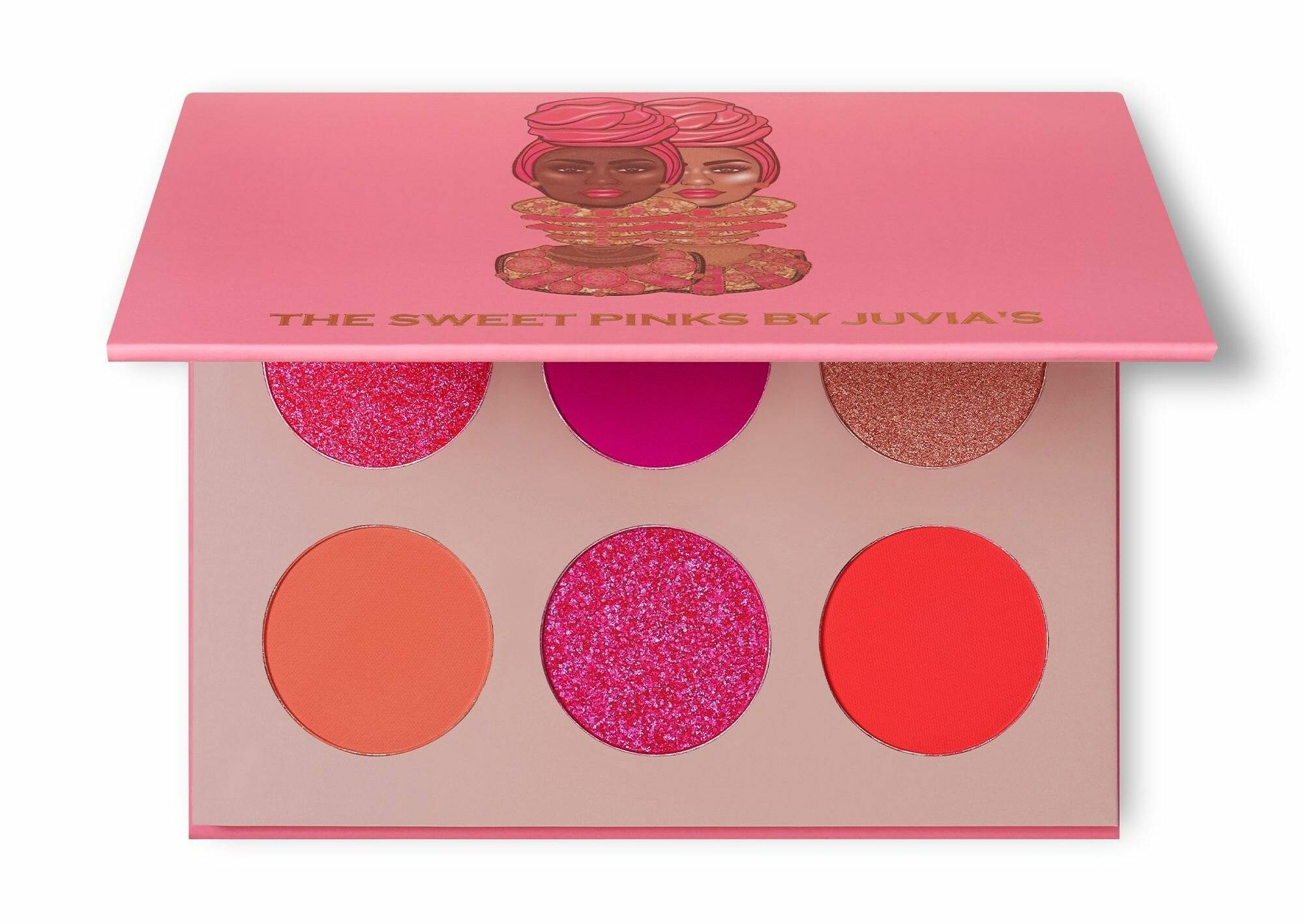 Палетка теней Juvia's Place "The Sweet Pinks", матовый, шиммерный финиш, 13,2 г