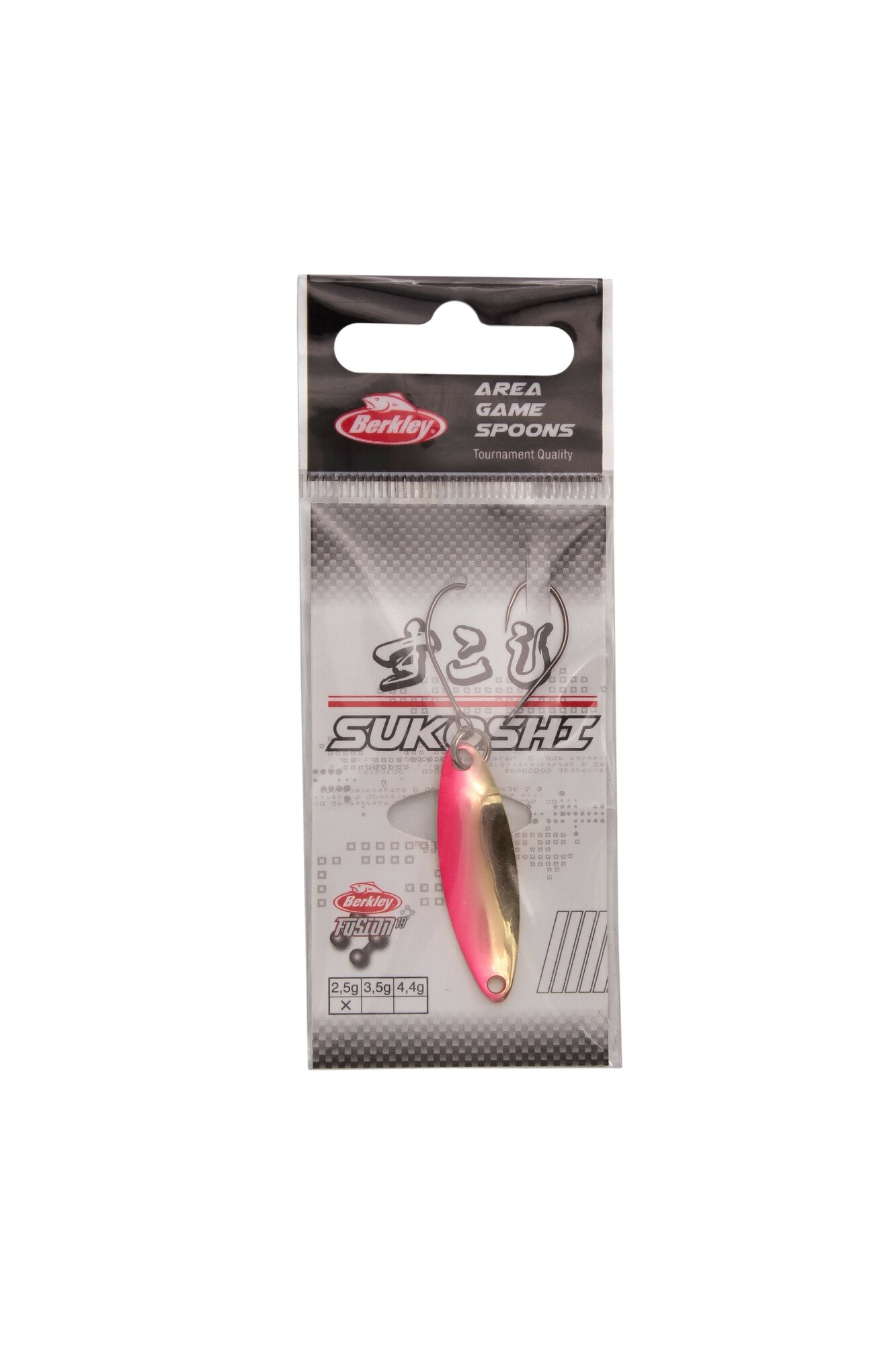 Berkley AGS Sukoshi блесна 2,5 г Edge Stripe Gold/Fuschia/Gold - блесна для спиннинга