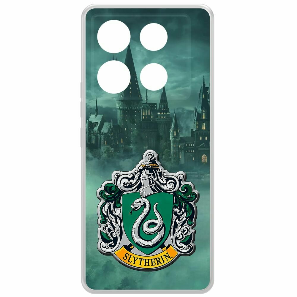 Чехол-накладка Krutoff Clear Case Гарри Поттер. Слизерин для INFINIX Note 40 Pro 5G