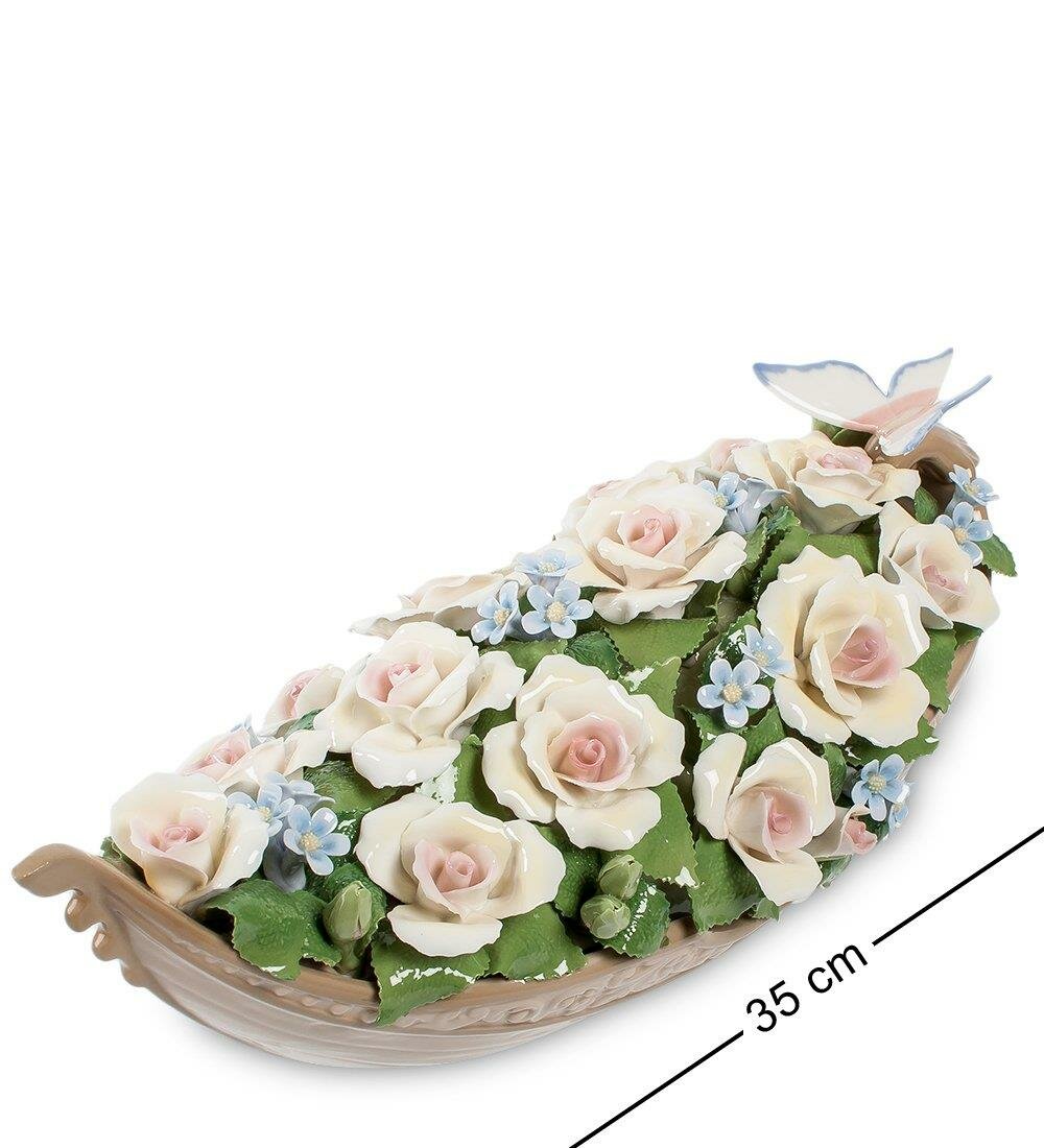 Композиция Лодка с цветами (Pavone) A2071400 Pavone, Керамика