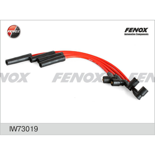 Провода зажигания Комплект - 4 шт. L=510 380 280 310 ?7 Lada Largus 1.6 12- Renault Clio II 1. FENOX арт. iw73019