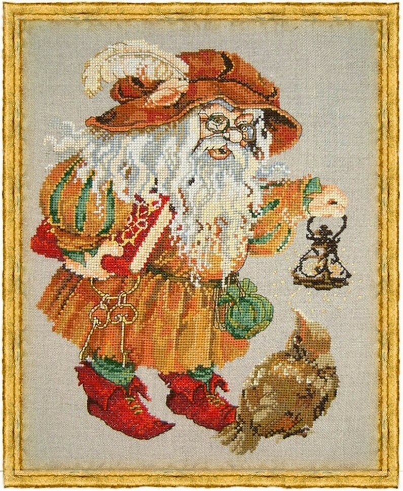 Набор для вышивания Nimue #6-Z001 K Ritournel et l'Oiseau (Ритурнель и птица), Счетный крест, 23 x 30 см