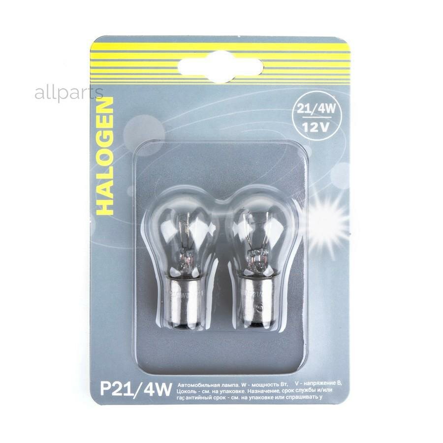 GANZ GIP06097 Лампа P21/4W 12V 21/4W BAZ15D блистер-2шт GANZ GIP06097