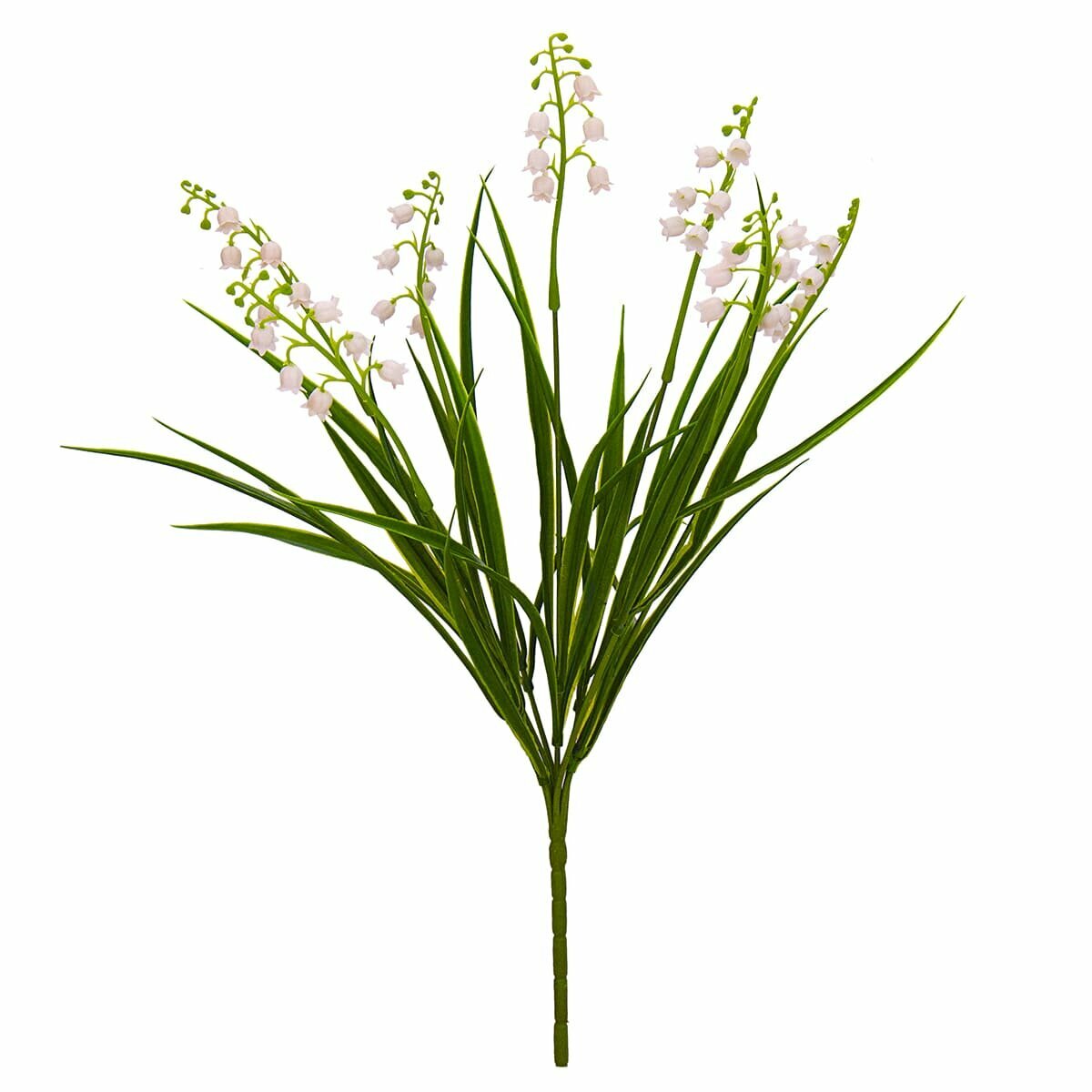 Искусственные цветы букет интерьерный Ландыши 5 веточек 35 см