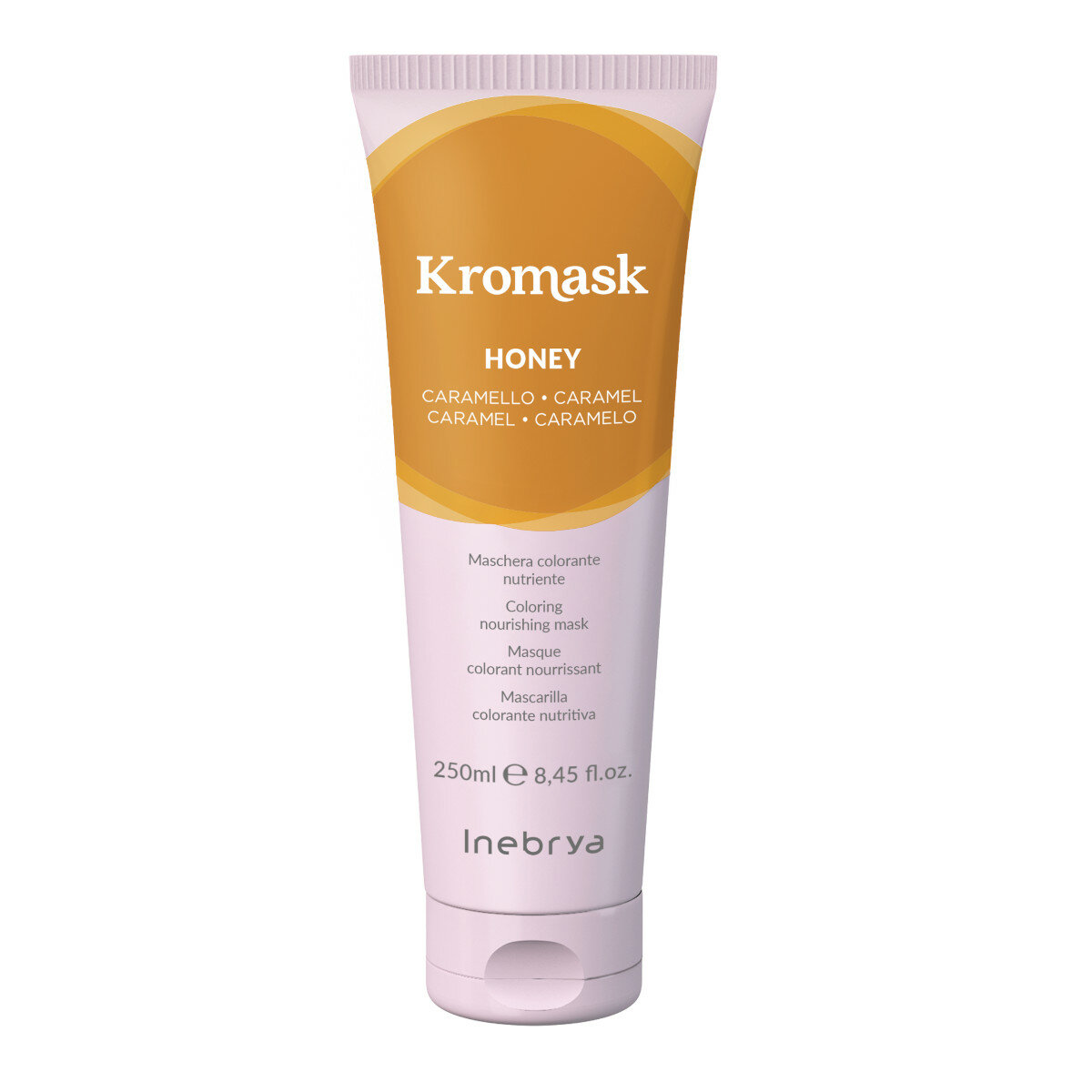 Тонирующая питательная маска для волос Inebrya Kromask Карамельный Honey, 250 мл