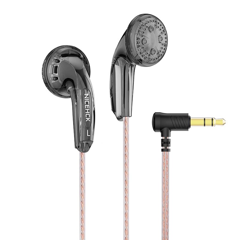 NiceHCK YD30 проводные внутриканальные наушники с микрофоном Grey No Mic