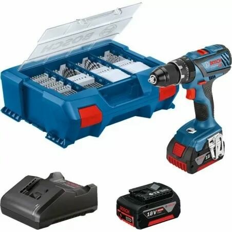 Дрель-шуруповерт Bosch GSB 18V-28 , 2 x 4.0 Ah + Кейс + Аксессуары (06019E710B)