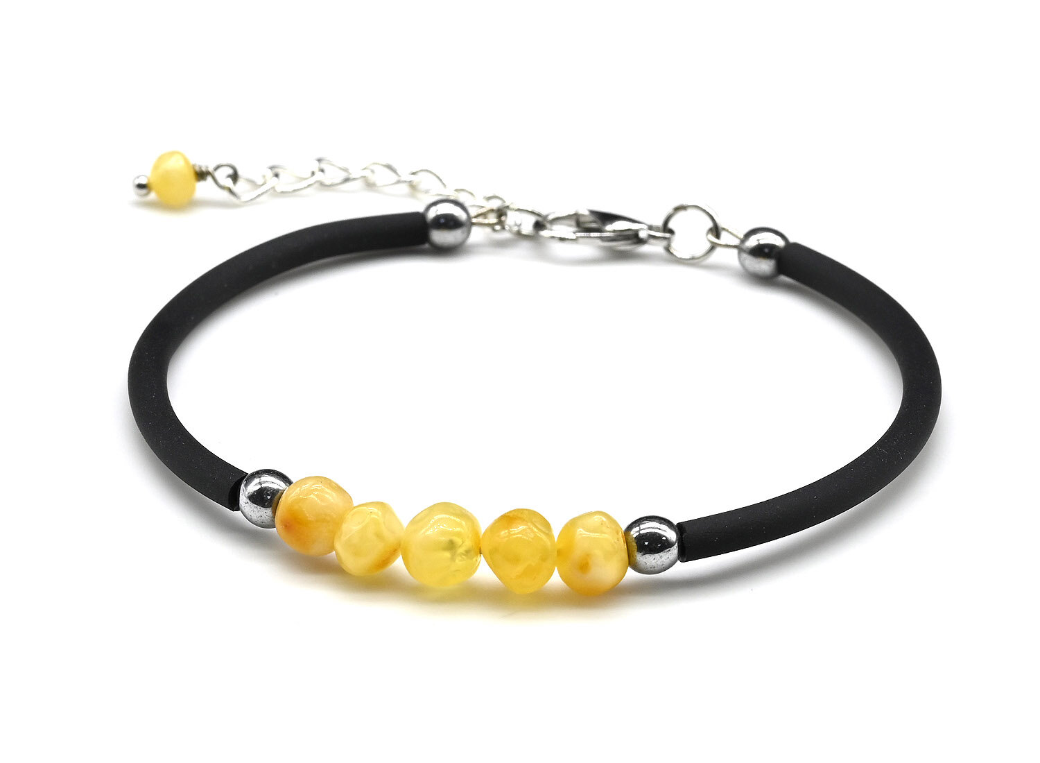 Браслет, янтарь