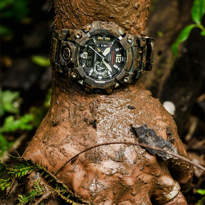 Наручные часы CASIO G-Shock, серебряный, серый, черный — фото 1
