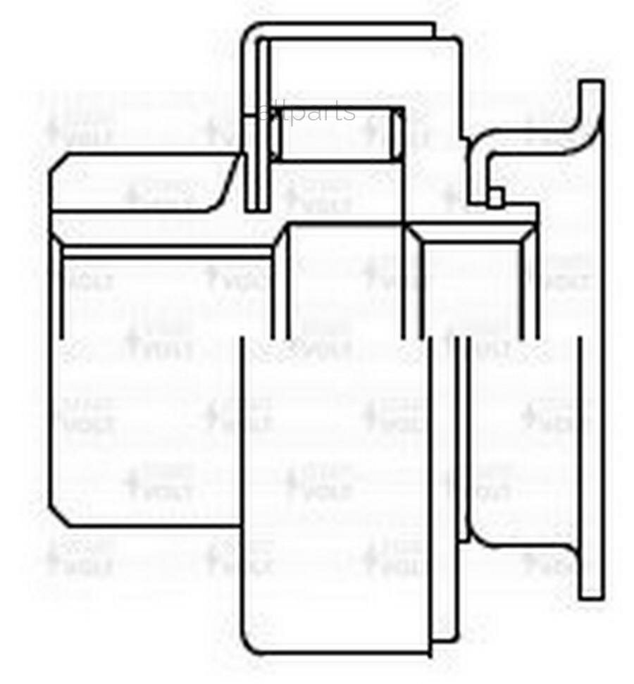 STARTVOLT VCS1107 Привод стартера (бендикс) для а/м Mitsubishi Lancer X (07-)/ASX (10-) 1.5i/1.6i (VCS 1107)