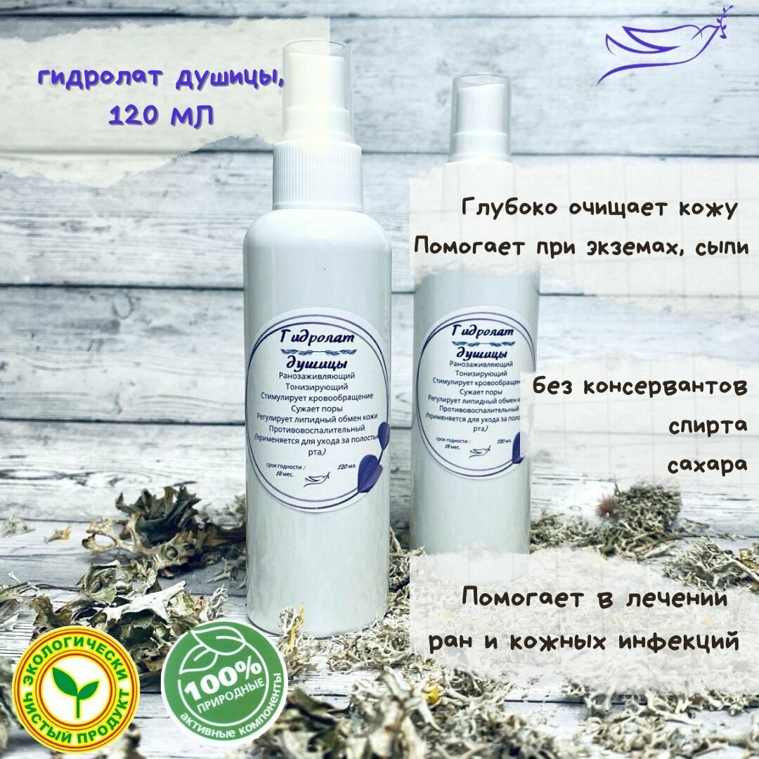 Гидролат душицы (орегано) 120мл.