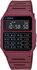 Наручные часы CASIO, бордовый, черный