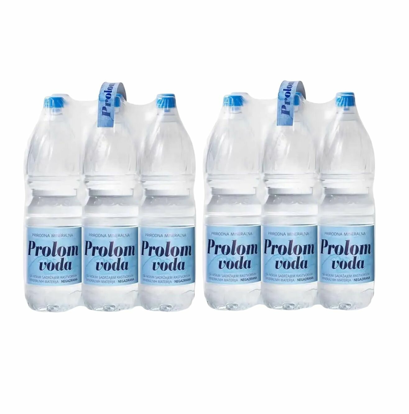 Вода минеральная Prolom voda (Пролом) 6 шт по 1,5 л пэт, 2 упаковки
