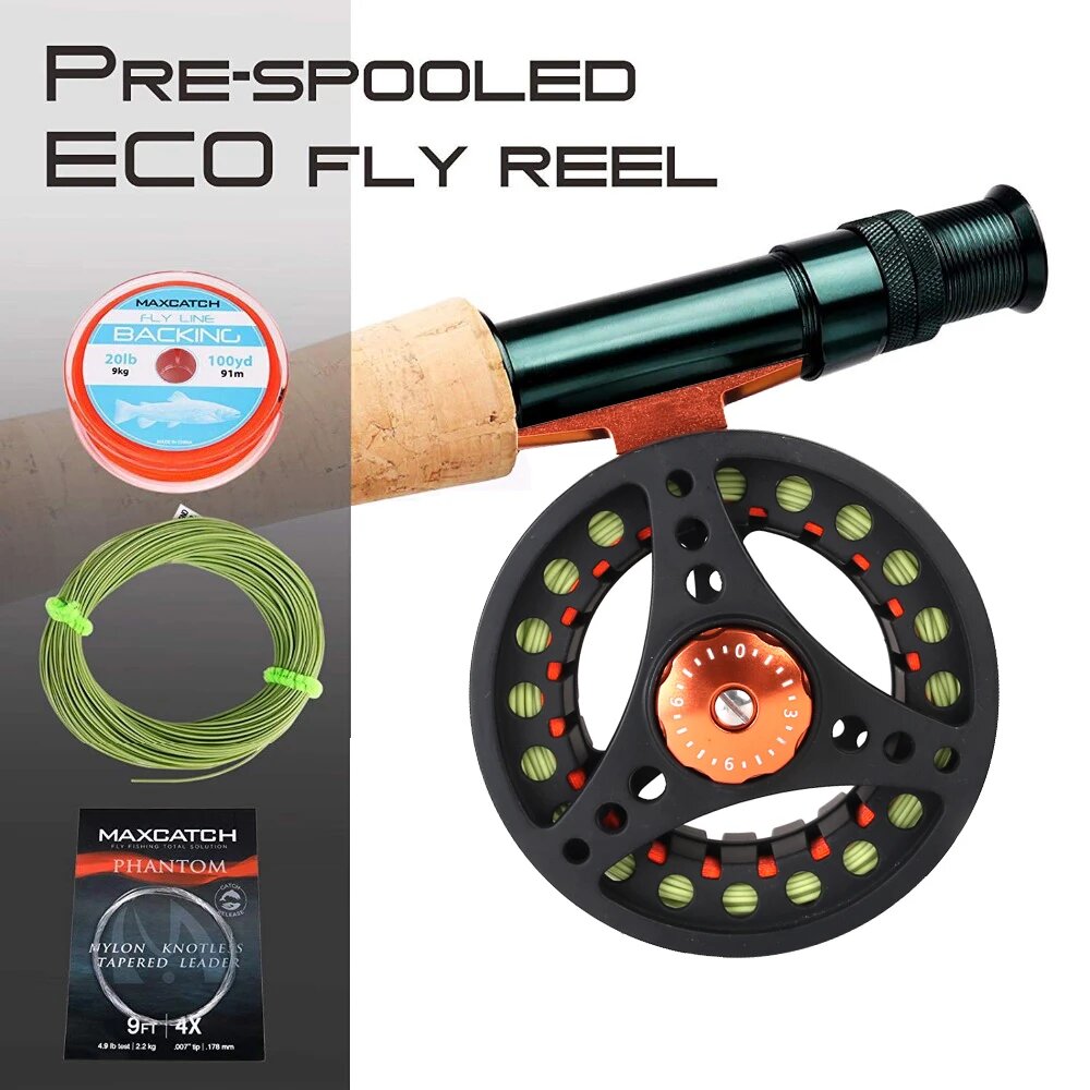 Катушка для нахлыста MAXIMUMCATCH ECO Black 2000 Series